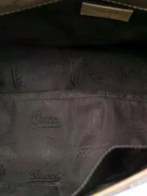 Gucci Gg Imprime Crossbody Bag - Gold