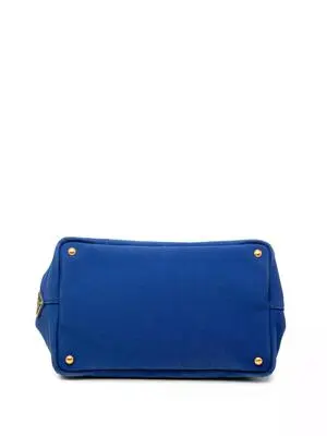 Prada 2013-2025 Canapa Logo Satchel - Blue