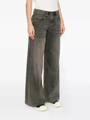 R13 Wide-leg Jeans - Grey