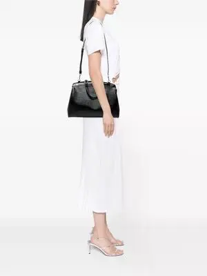 LOUIS VUITTON 2014 Electric Epi Brea Mm Satchel - Black