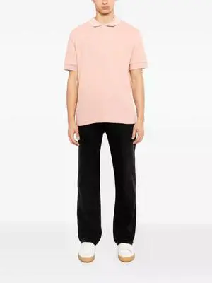 BOSS Striped Collar Polo Shirt