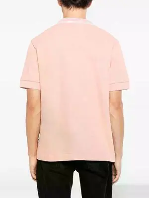 BOSS Striped Collar Polo Shirt