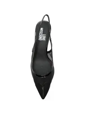 Moschino Mesh Point-toe Pumps