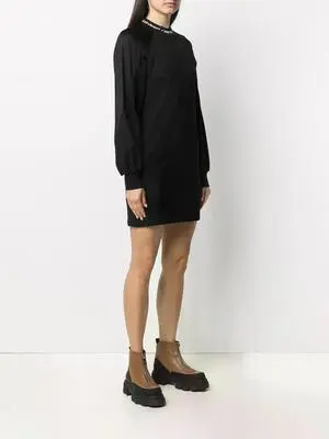 DIESEL® Logo Collar Sweater Dress