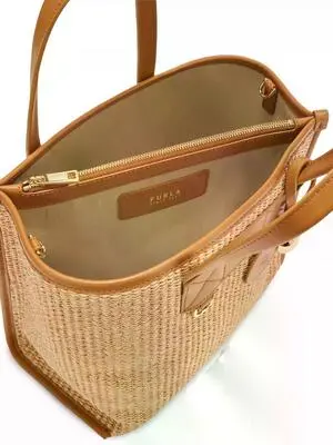 Furla Small Woven Tote Bag