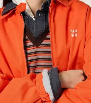 Miu Miu Denim Logo Shirt