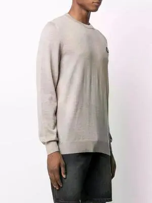 Philipp Plein Merino Knit Jumper - Neutrals