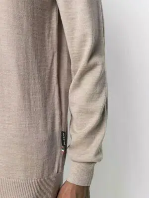 Philipp Plein Merino Knit Jumper - Neutrals