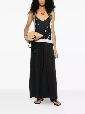 FORTE_FORTE Star-print Strap Top