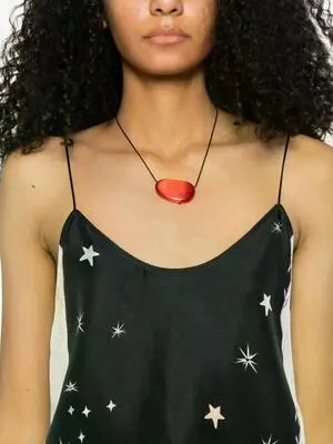 FORTE_FORTE Star-print Strap Top