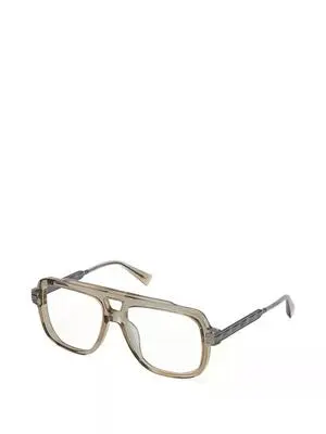 Balmain Square Frame Glasses - Grey