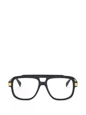 Balmain Browline Frame Eyeglasses - Black