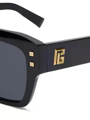 Balmain Square-frame Sunglasses - Black