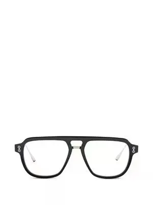 AKONI Argo Pilot Frame Eyeglasses - Black