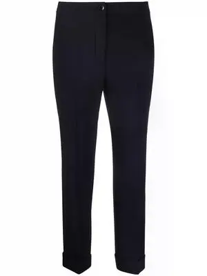 Etro Cropped Tailored Trousers - Black