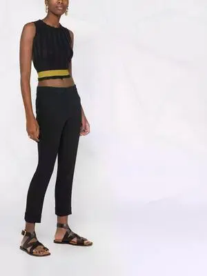 Etro Cropped Tailored Trousers - Black