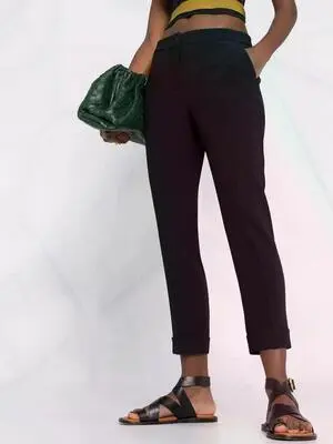Etro Cropped Tailored Trousers - Black