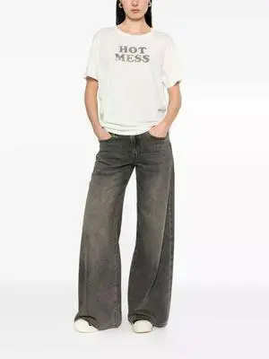 R13 Crew-neck Printed T-shirt