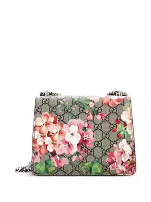 Gucci Dionysus Blooms Print Gg Coated Canvas Mini Shoulder Bag - Brown