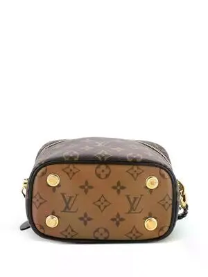 LOUIS VUITTON Vanity Handbag Reverse Monogram Canvas Pm Satchel