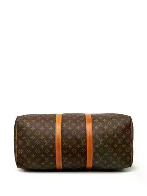 LOUIS VUITTON 1986 Monogram Keepall 50 Travel Bag - Brown