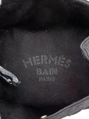 Hermès 2000-2020 Chevron Canvas Fourre Tout Pouch