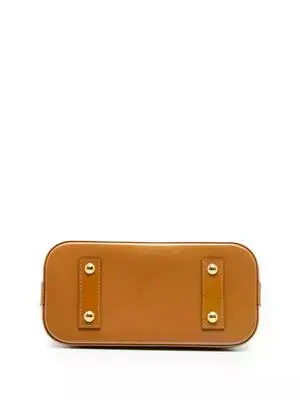 LOUIS VUITTON Monogram Vernis Alma Bb Satchel - Brown
