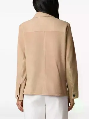 Brooks Brothers Patch-pocket Suede Jacket - Neutrals