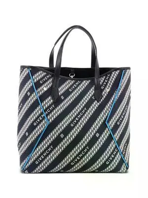 Givenchy Bond Shopper Logo Jacquard Canvas Medium Tote Bag