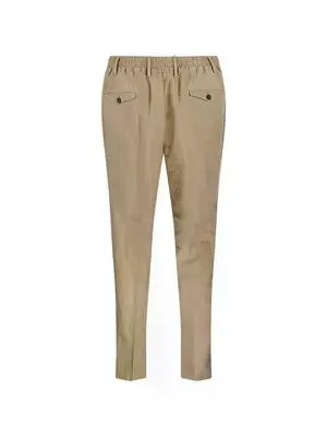 SANTANIELLO Irno Pleated Trousers - Neutrals