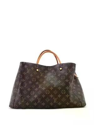 LOUIS VUITTON Montaigne Gm Monogram Canvas Tote Bag