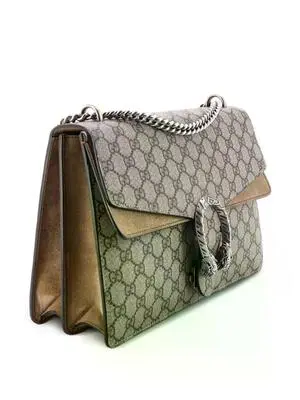 Gucci Dionysus Gg Coated Canvas Medium Shoulder Bag - Brown