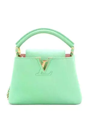 LOUIS VUITTON Braided Chain Capucines Mini Bag