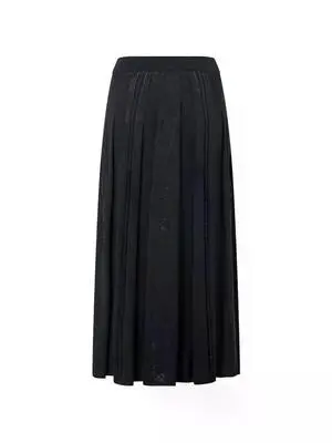 Camilla Pleated Knit Midi Skirt