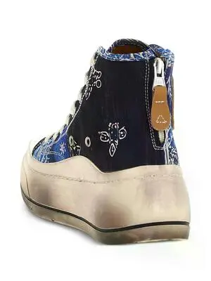 R13 Kurt Bandana Platform Sneakers