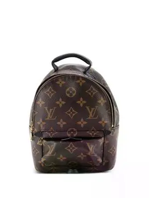 LOUIS VUITTON Palm Springs Monogram Canvas Mini Backpack - Brown