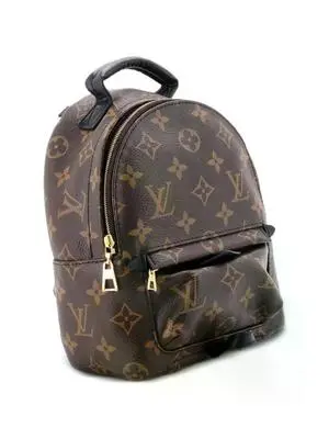 LOUIS VUITTON Palm Springs Monogram Canvas Mini Backpack - Brown