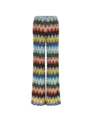Missoni Zigzag-knit Palazzo Pants