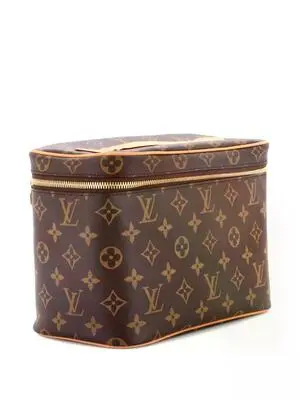 LOUIS VUITTON Vanity Case Monogram Canvas Bb Pouch - Brown