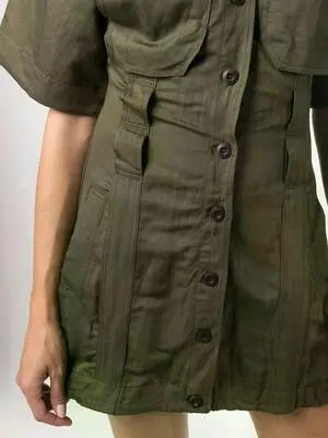 DIESEL® Multi-pocket Twill Shirt Dress