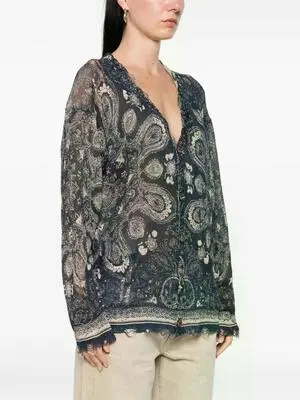 R13 Bandana Button Knitwear