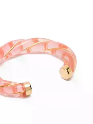 AURÉLIE BIDERMANN Diana Twisted Cuff Bracelet - Pink