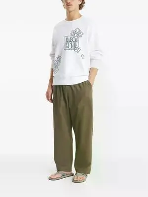Maison Kitsuné Floral Print Sweatshirt