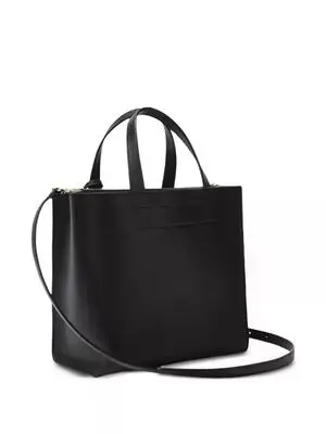 Furla Leather Zip Tote Bag - Black