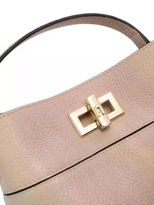 Furla Amelia Leather Bucket Bag - Neutrals