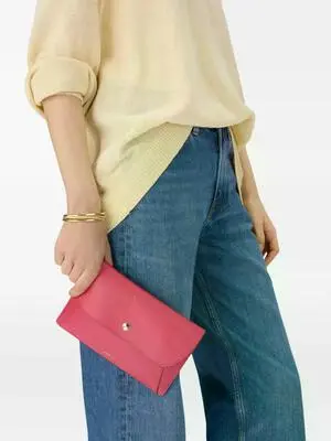 Furla Lea Button Pouch Bag - Pink