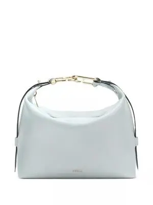 Furla Tonie Textured Leather Hobo Bag - Blue