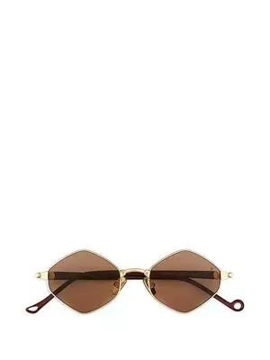 EYEPETIZER Medina Geometric Sunglasses - Gold