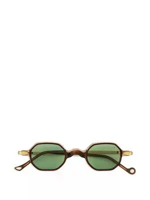 EYEPETIZER Boca Geometric Sunglasses - Brown
