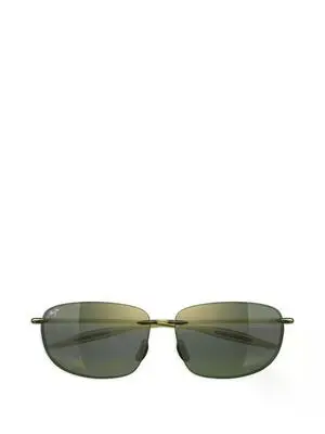 Maui Jim Breakwall Rimless Sunglasses Green